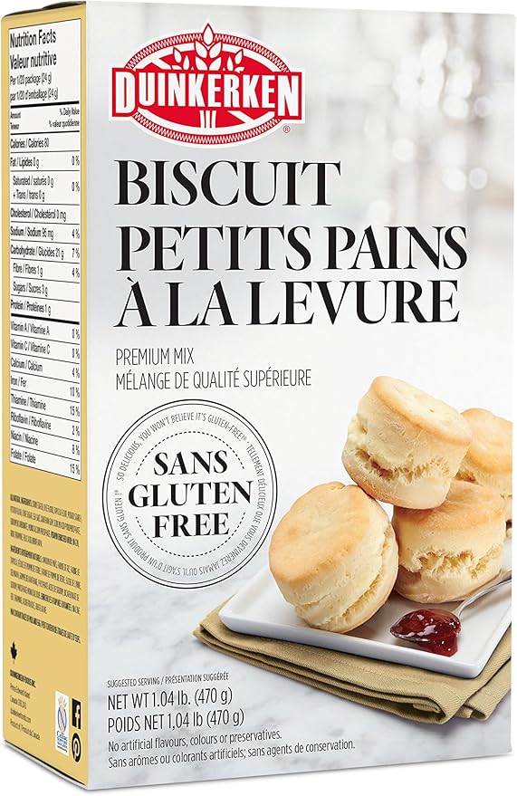 DUINKERKEN FOODS Gluten Free Biscuit Mix 470g : Amazon.ca: Grocery ...
