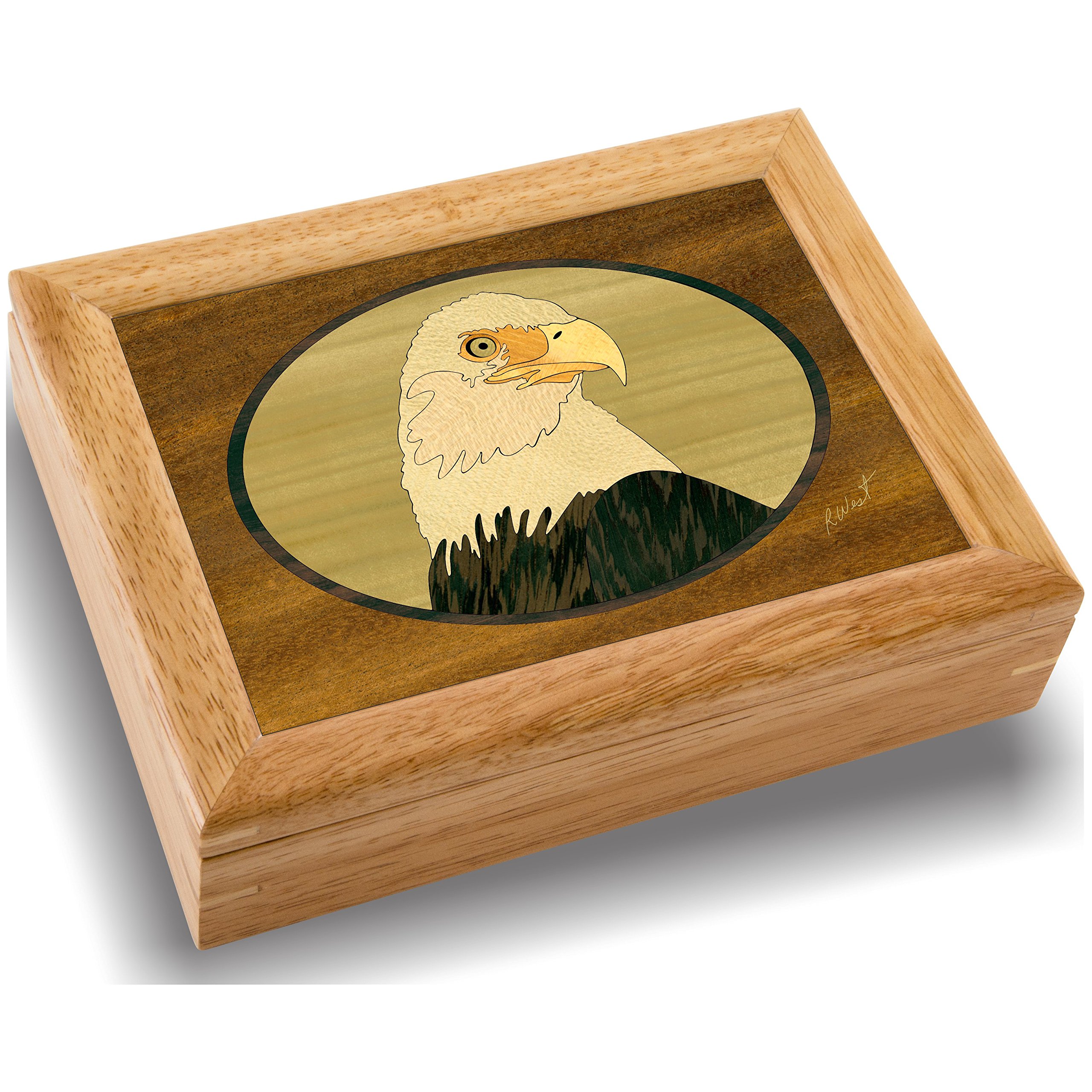 Amazon.com: MarqArt Wood Art Eagle Box - Handmade USA - Unmatched ...