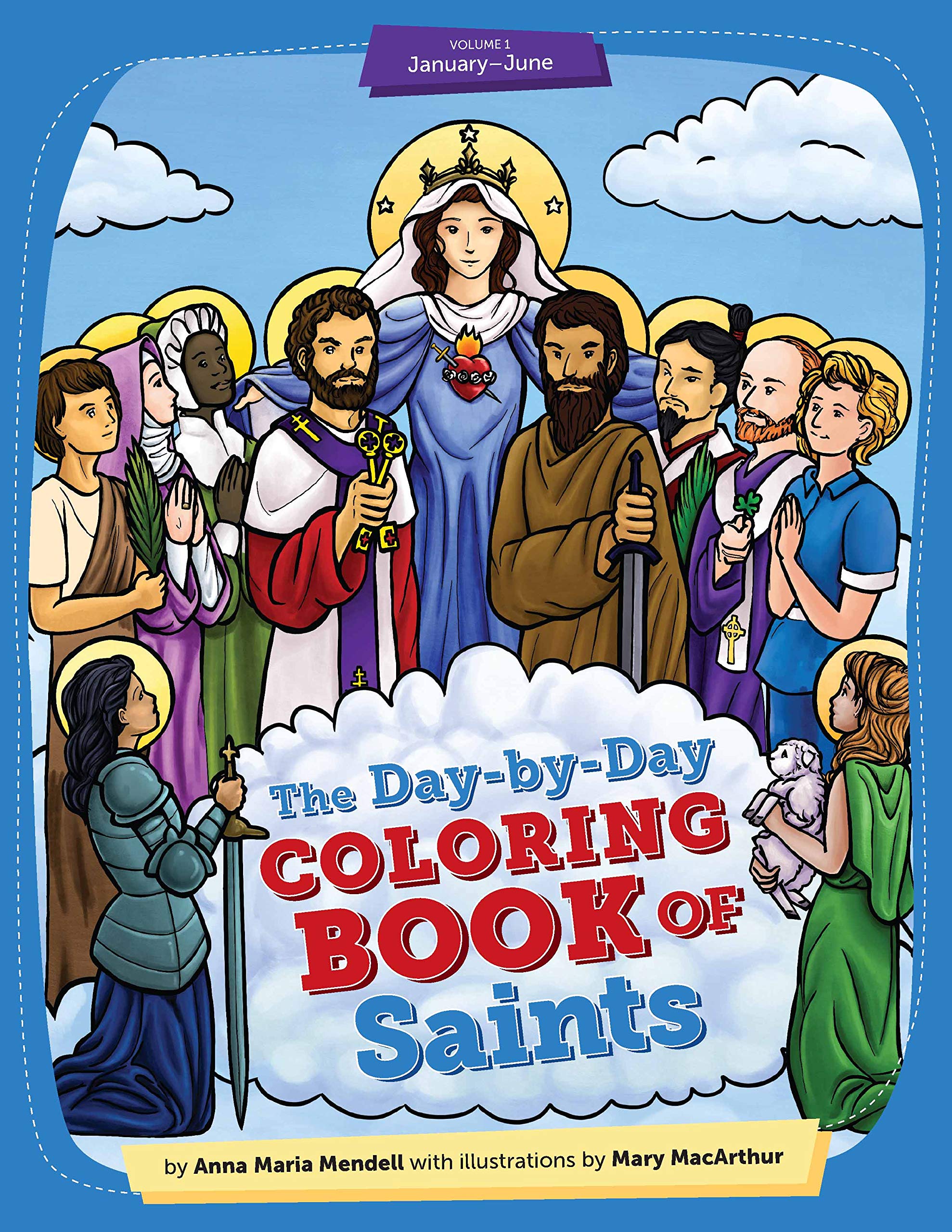 Catholic Saints Coloring Pages For Kids
