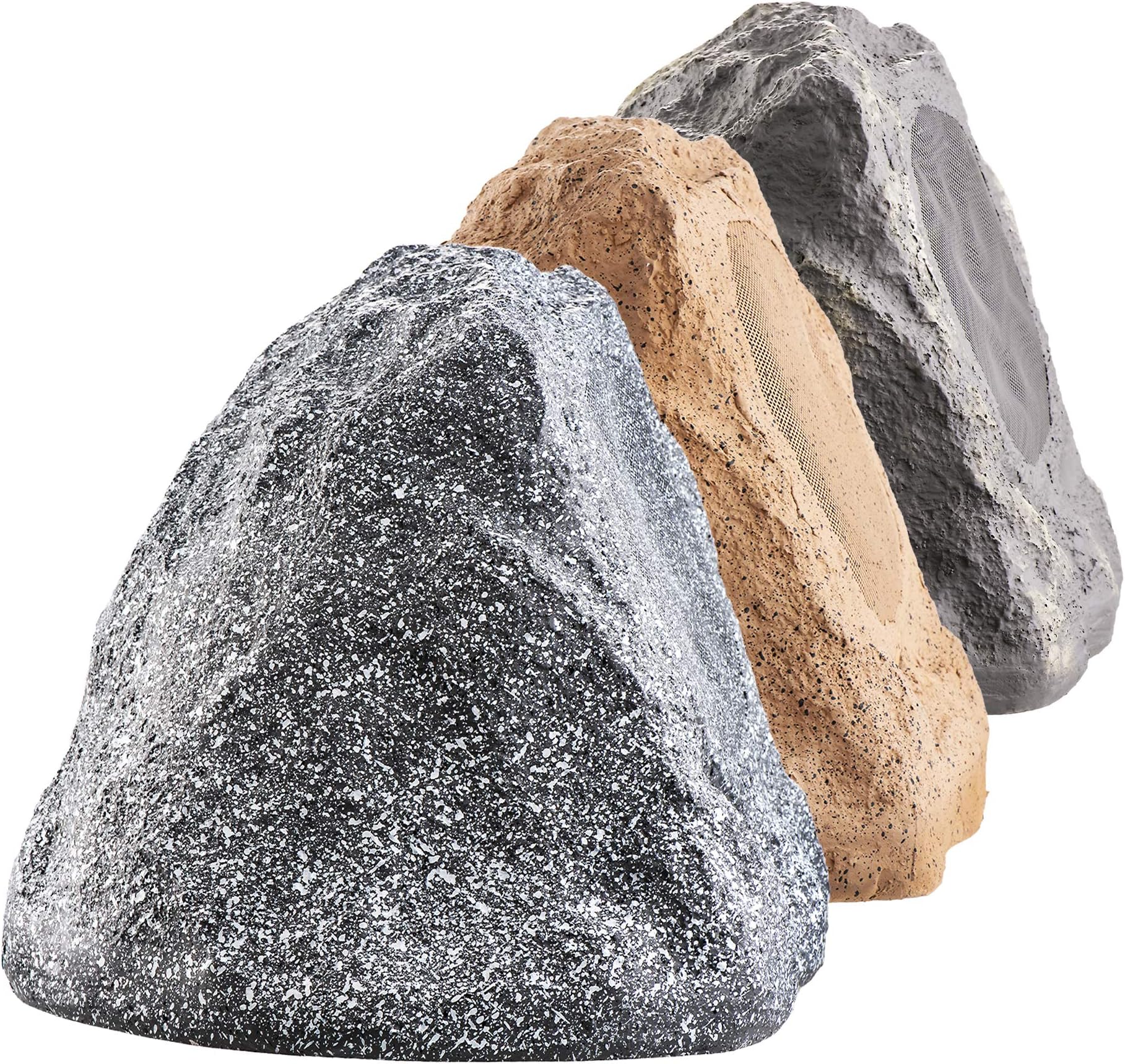 Amazon.com: Sonance RK63 Brown Landscape Series Rock Outdoor Speakers ...