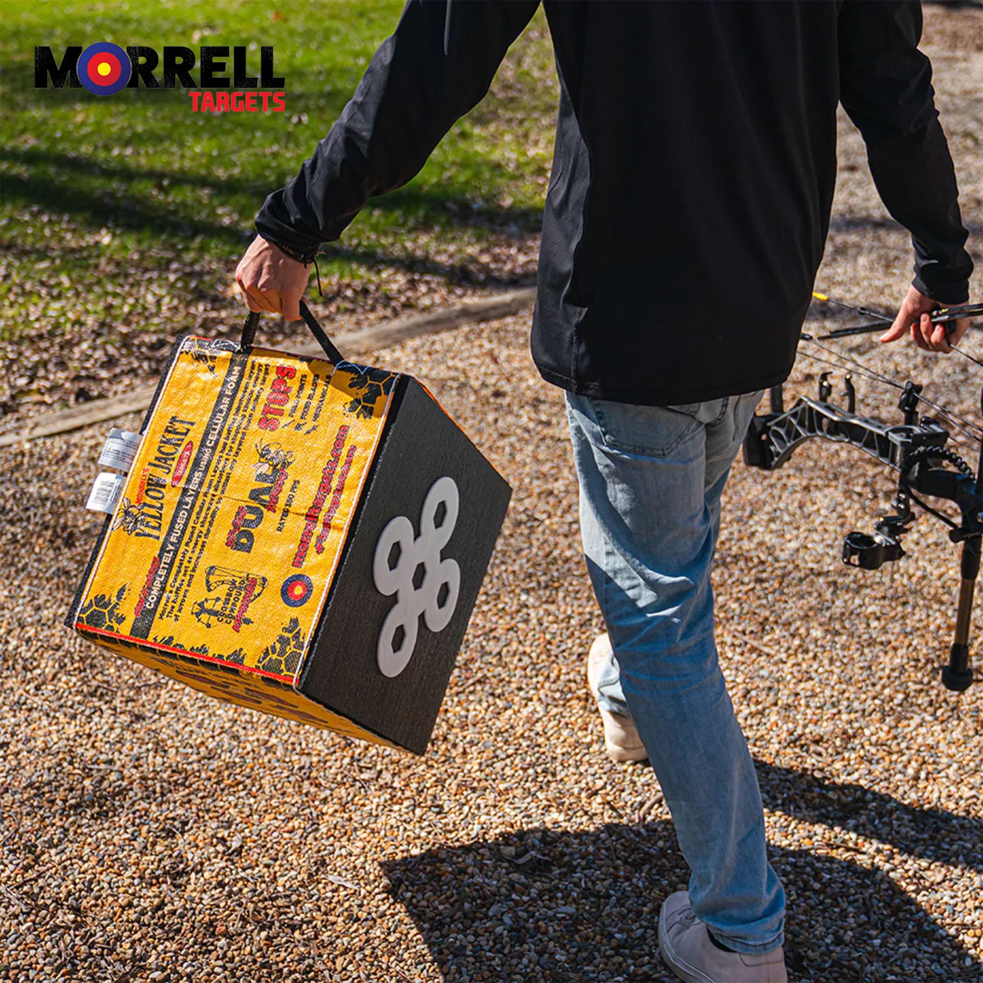 Morrell Yellow Jacket Dual Threat 350 FPS Foam Archery Target Block for ...