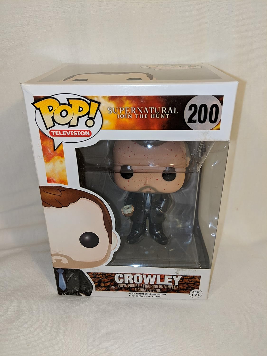 FUNKO SUPERNATERAL CROWLEY METALLIC BLOOD SPLATTERED POP VINYL FIGURE ...