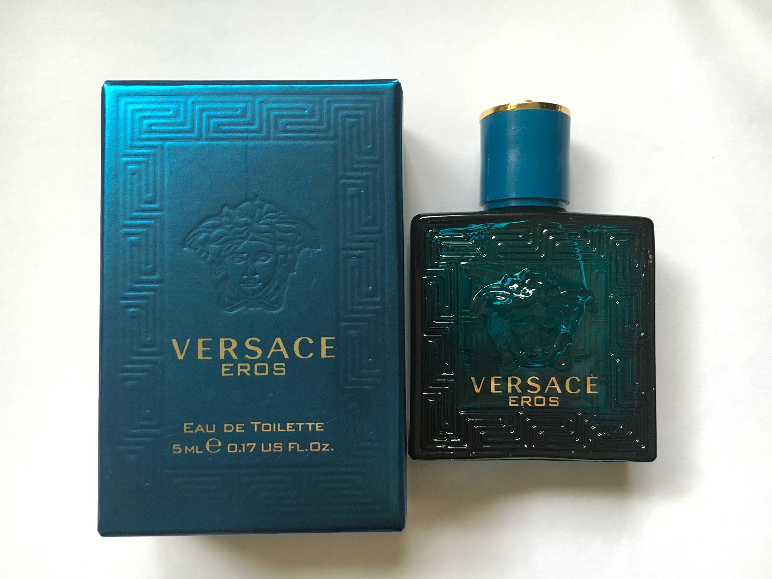 Amazon.com : Versace Eros Eau De Toilette Travel Sample Spray Vial .03 ...