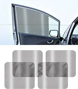 Amazon.com: ESEWALAS 4PCS Car Sun Shade Sticker,Auto Sun Glare Stickers ...