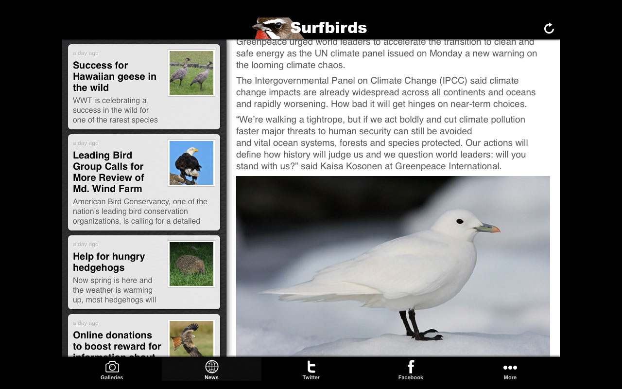 Surfbirds - App on Amazon Appstore