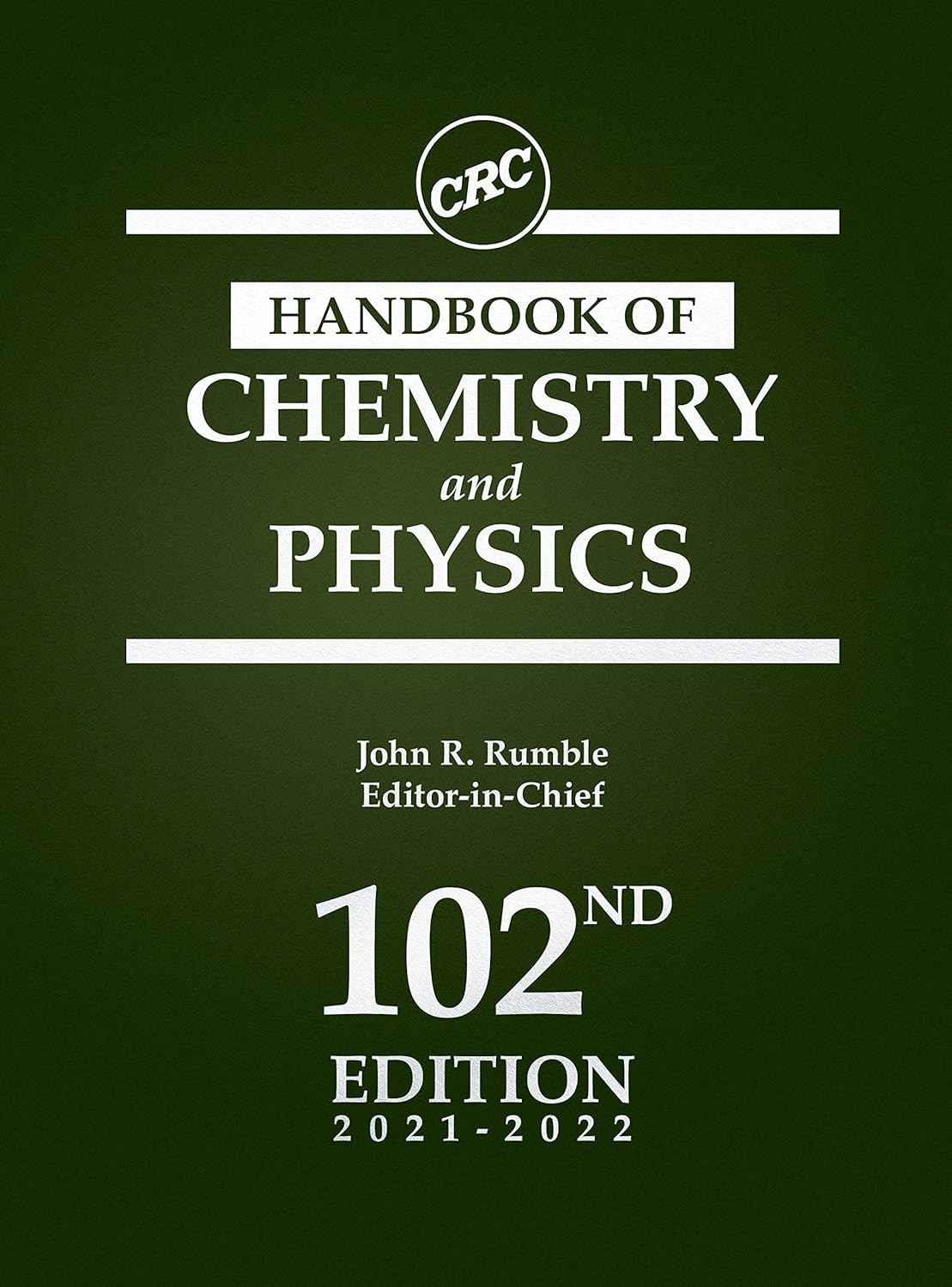 CRC Handbook of Chemistry and Physics: Rumble, John: 9780367712600 ...