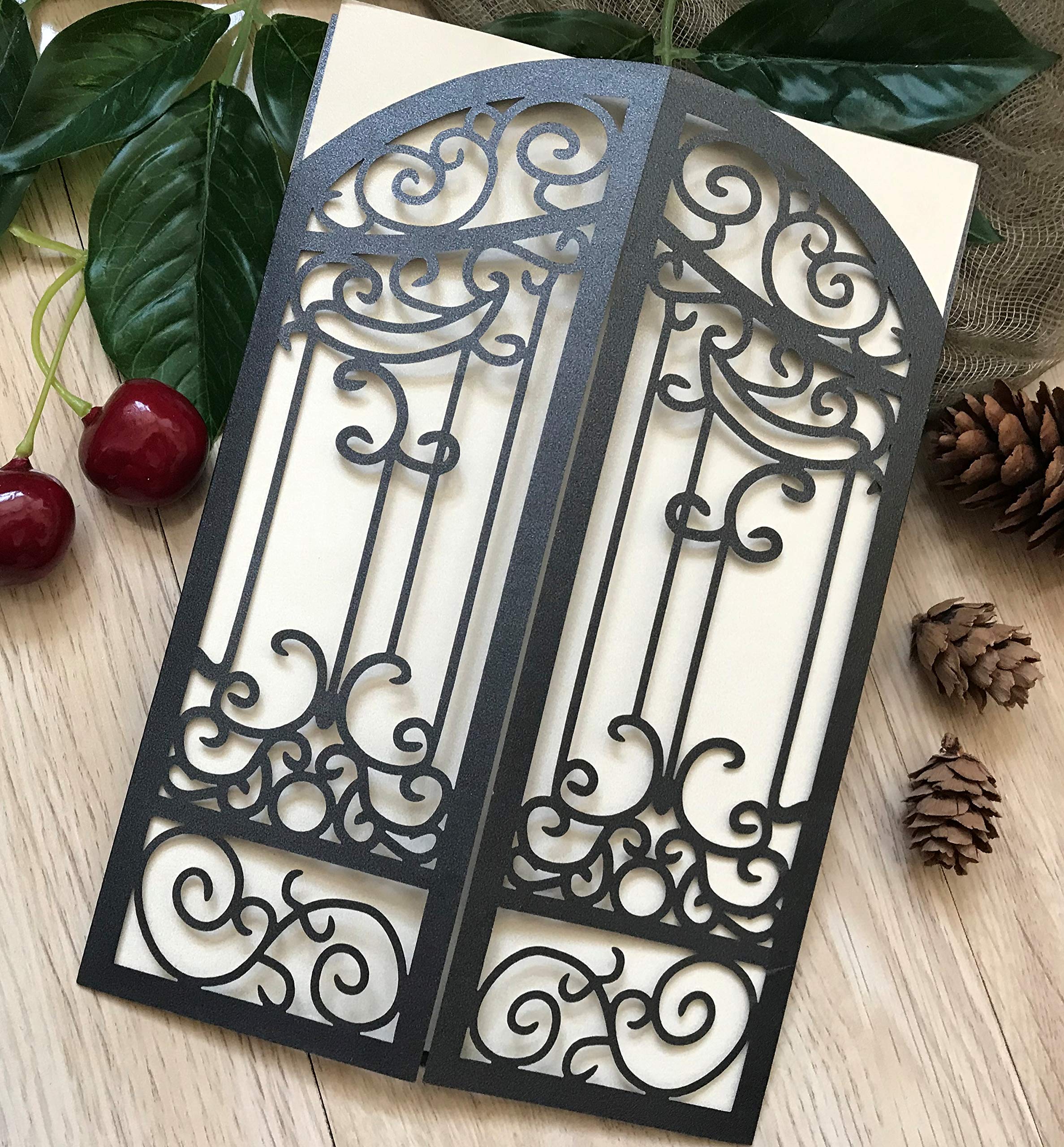 Wrought Iron Gate Wedding Invitation Introducing Our Stunning