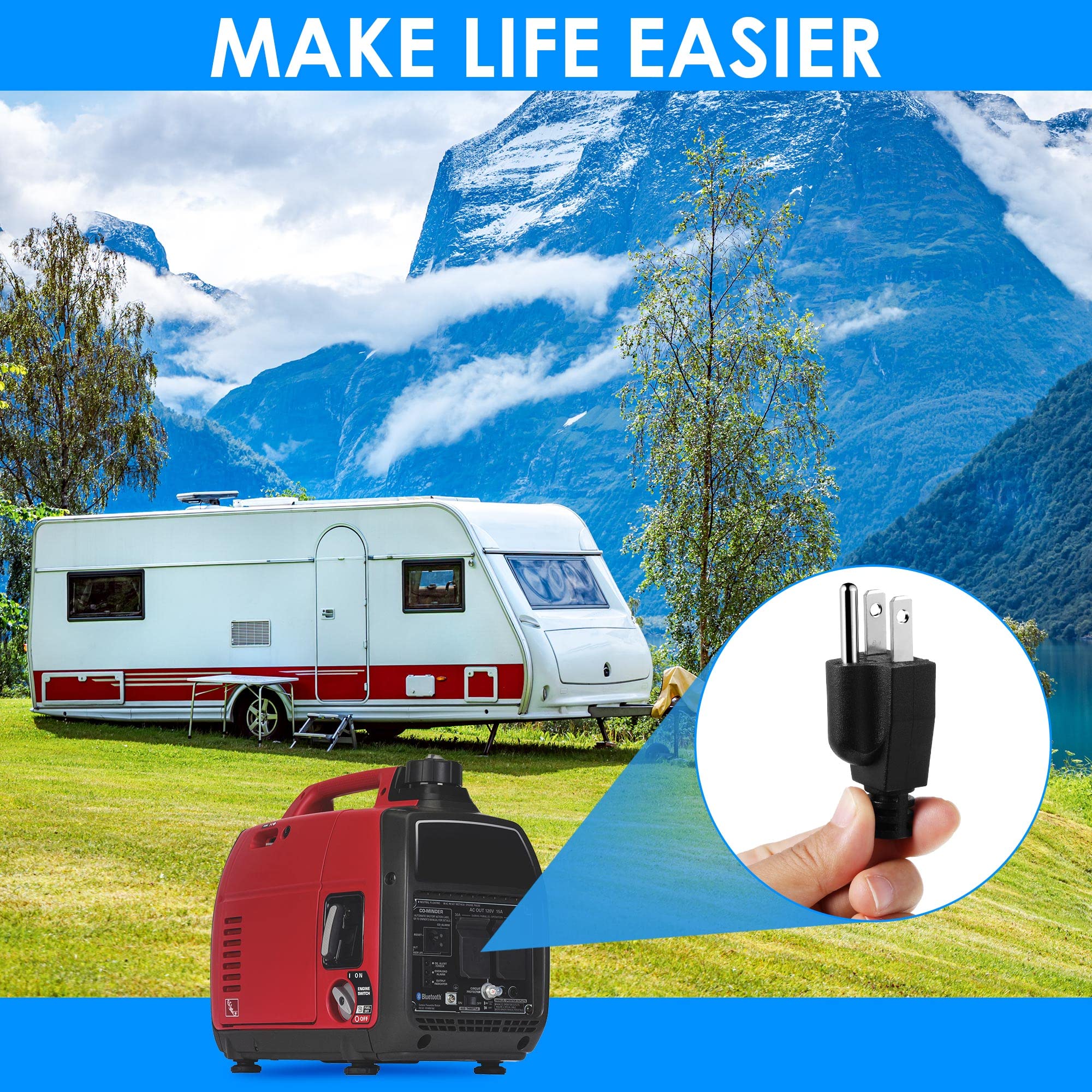 Snapklik.com : Neutral Ground Bonding Plug For Portable Inverter ...
