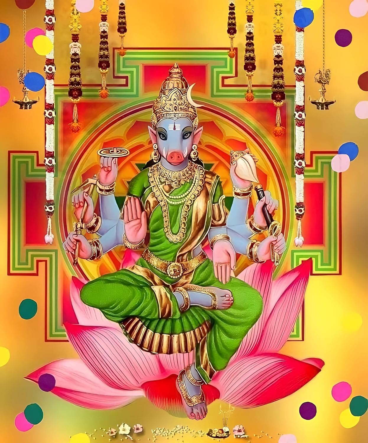 Varahi amma photo laminated : Photo print: Amazon.in: Home & Kitchen