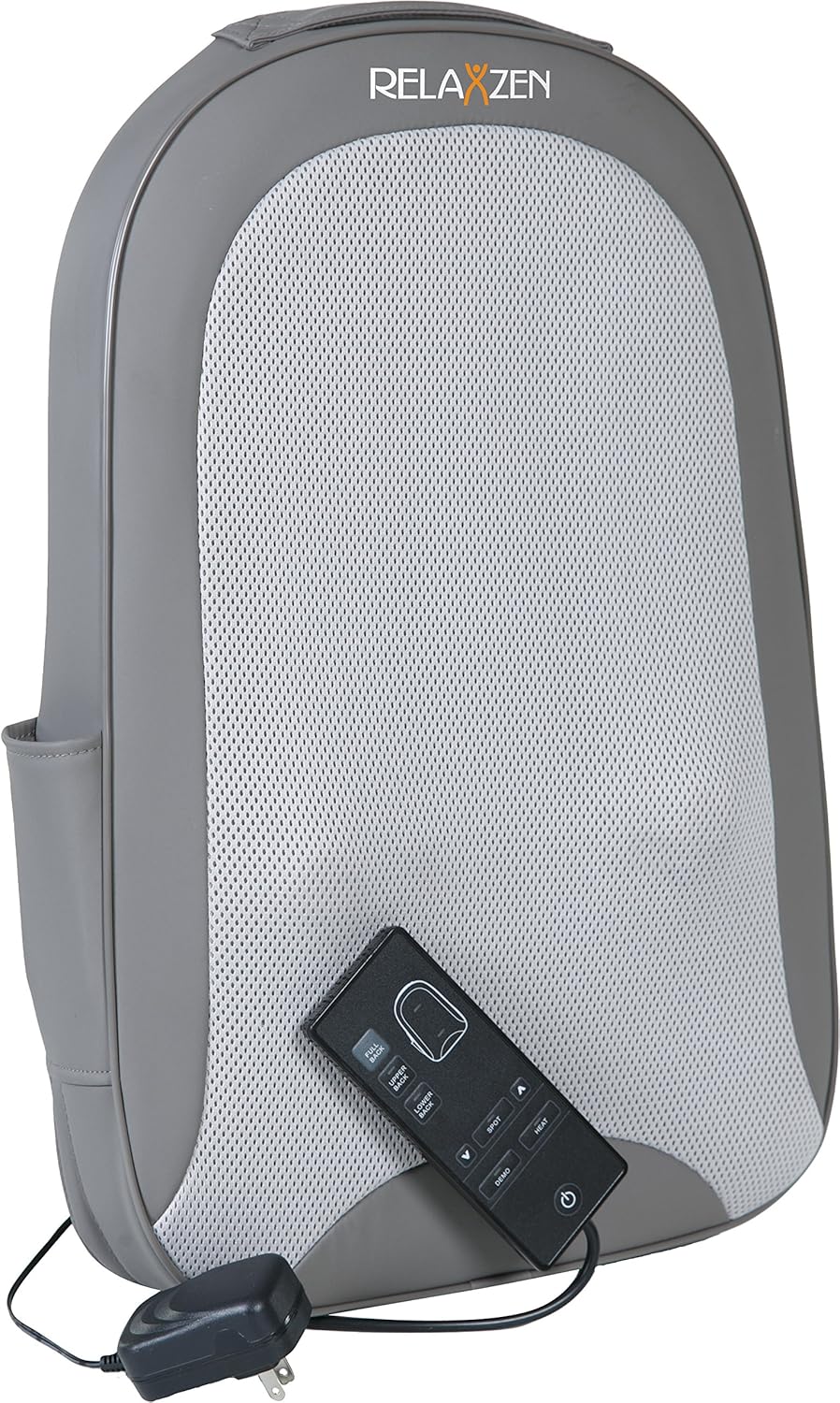 Amazon.com: Relaxzen Cordless Rechargeable Shiatsu Massage Cushion with ...
