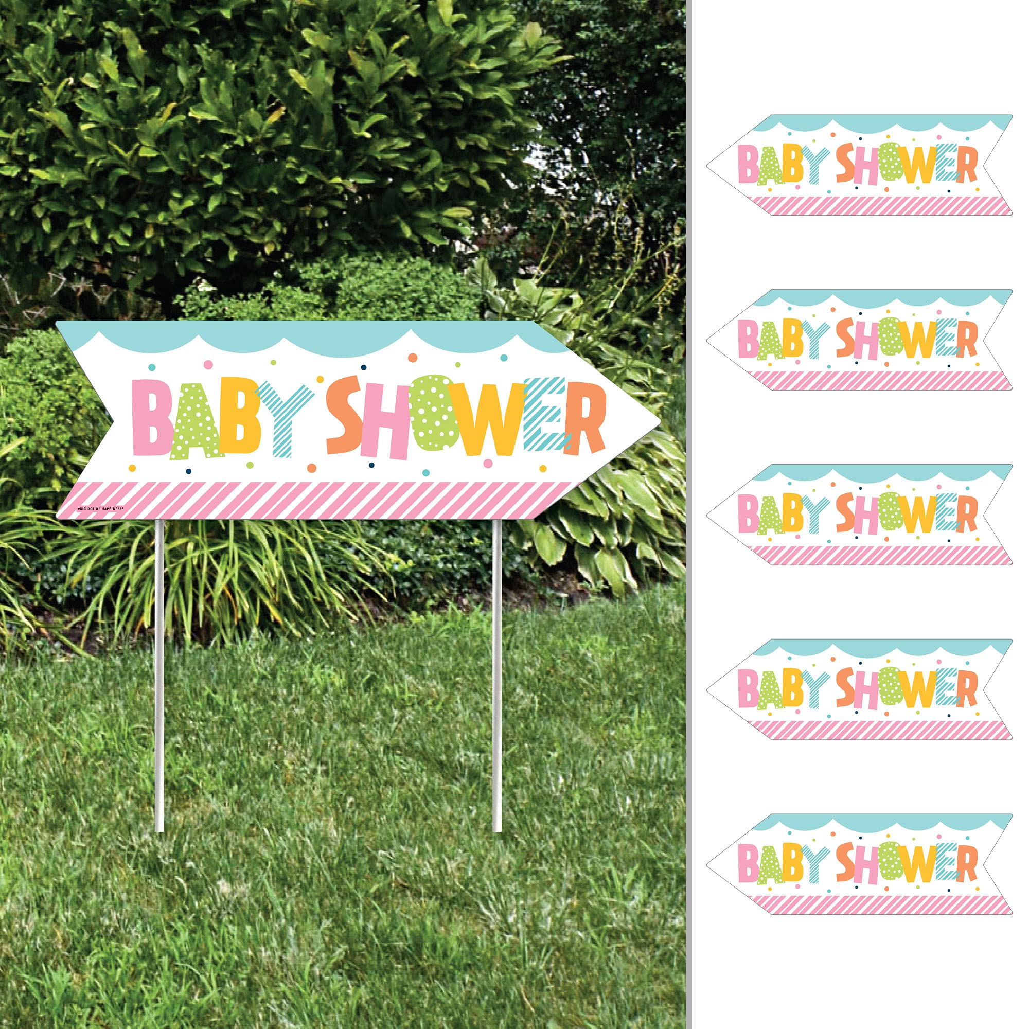 Baby Shower Directional Sign Baby Shower Signage – Signed By G