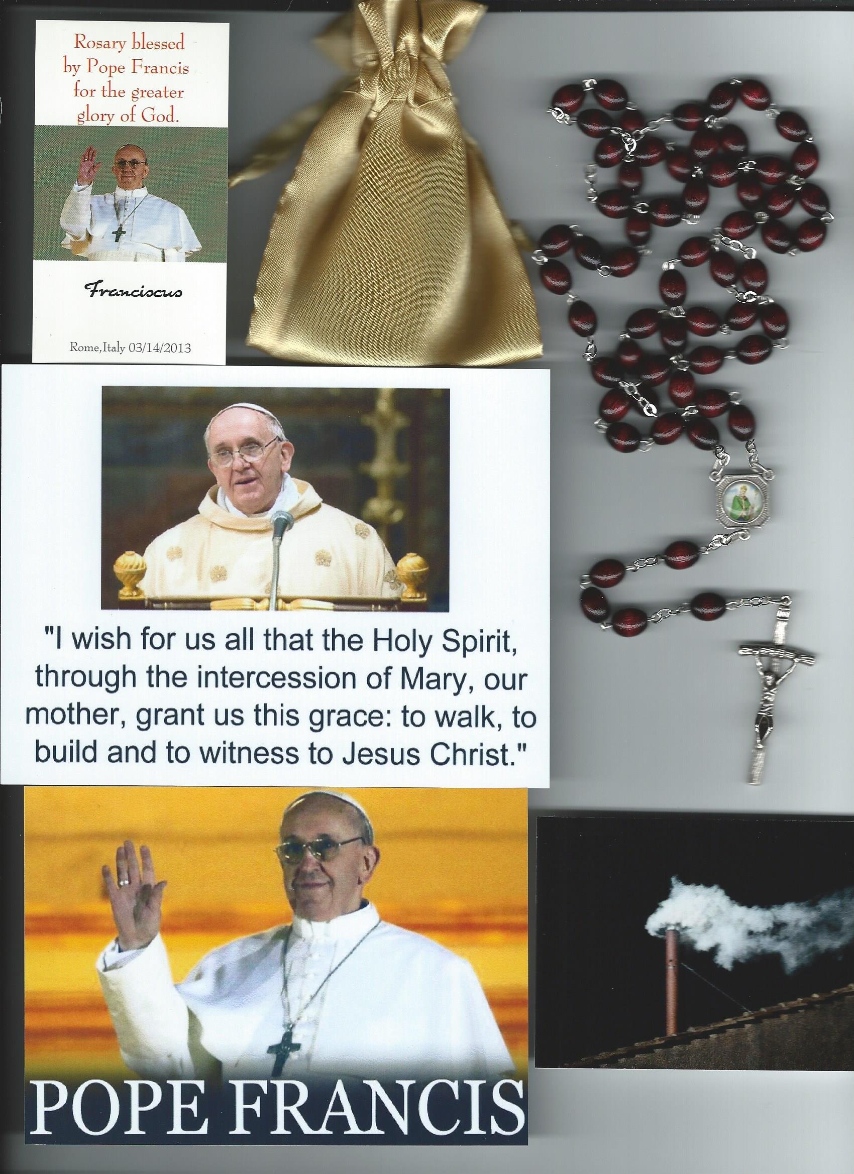 Buy Saint Patrick Relic Rosary Blessed by Pope Francis on 3/14/2013 at ...