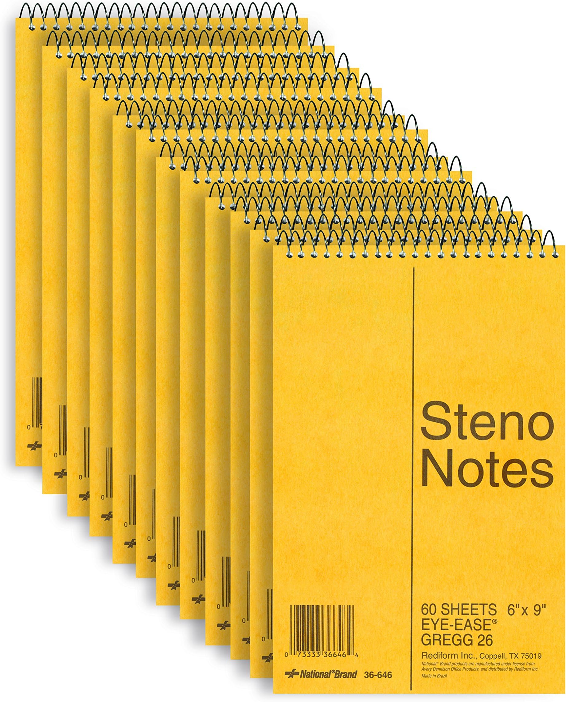 Amazon.com : National Brand Computation Notebook, 4 X 4 Quad, Brown ...