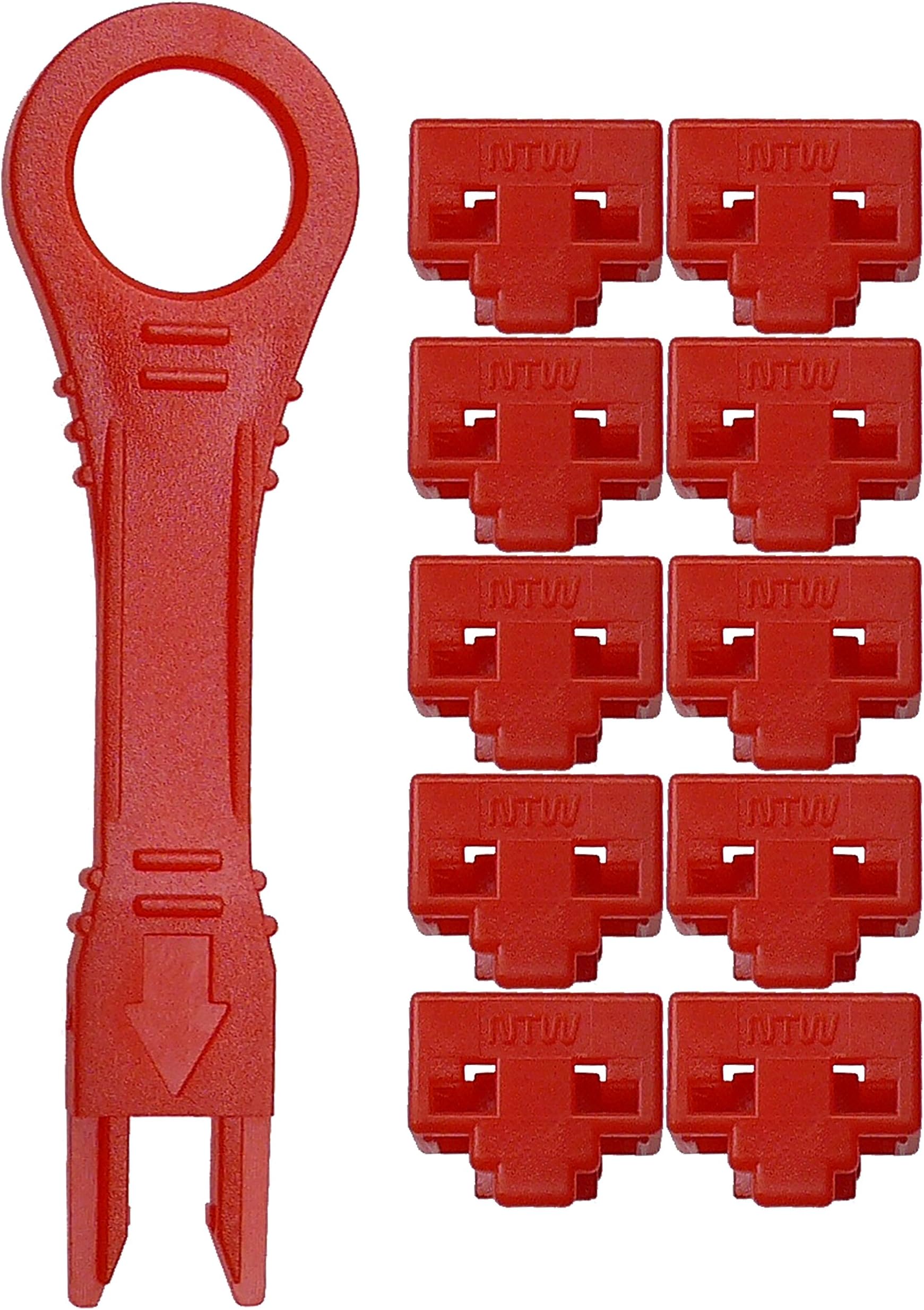 Amazon.com: NTW RJ45 Port Blocker & Dust Cover, Network Port Lock ...