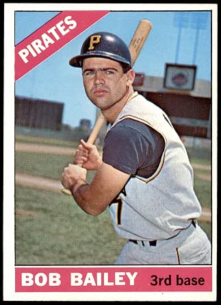 Amazon.com: 1966 Topps # 485 Bob Bailey Pittsburgh Pirates (Baseball ...