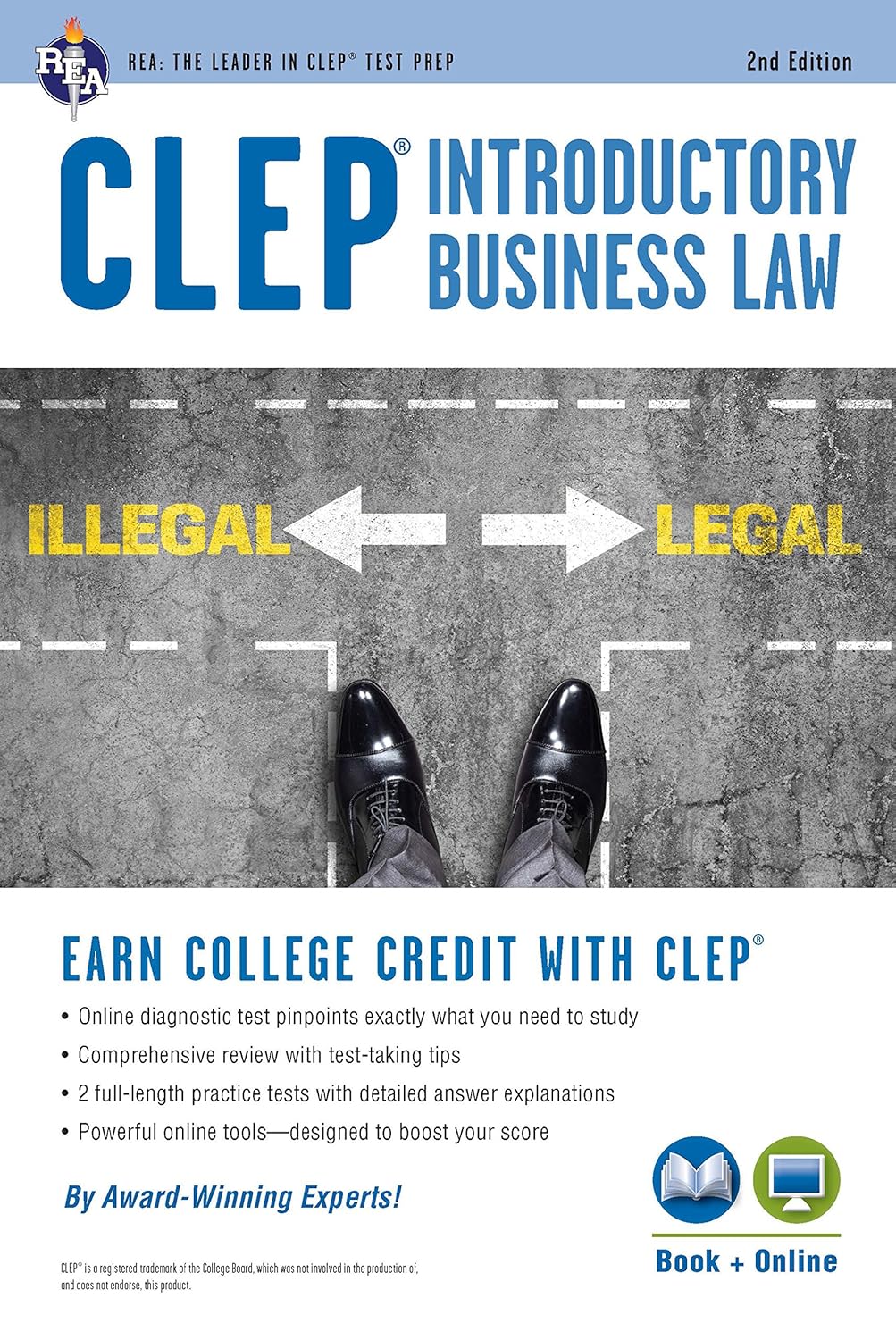 Amazon.com: CLEP® Introductory Business Law Book + Online, 2nd Ed ...