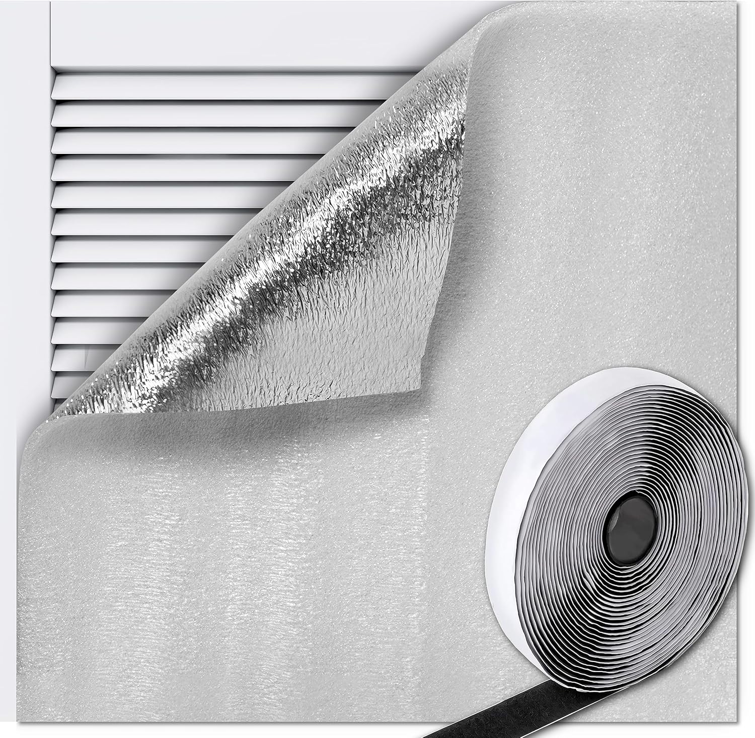 Attic Fan Insulation Cover with Adhesive Strips, Ceiling Insulation ...