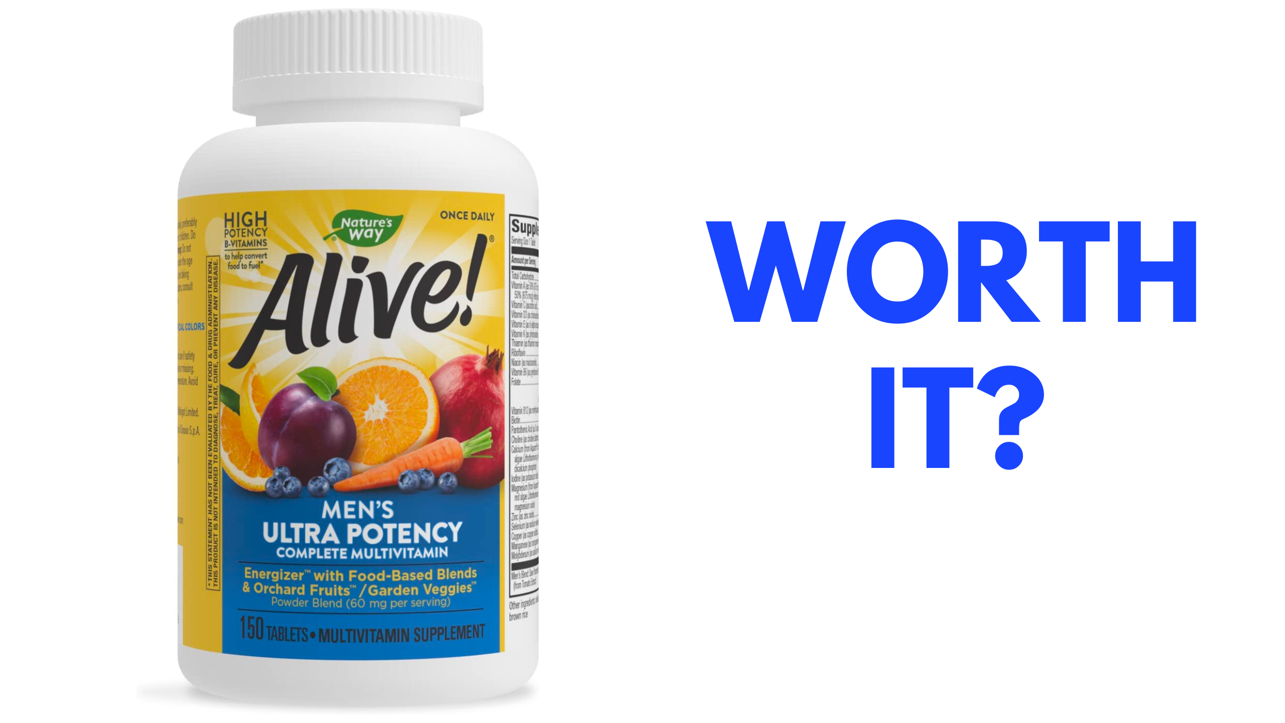 Watch Nature＇s Way Alive! Men＇s Ultra Potency& Is It Worth It? on ...