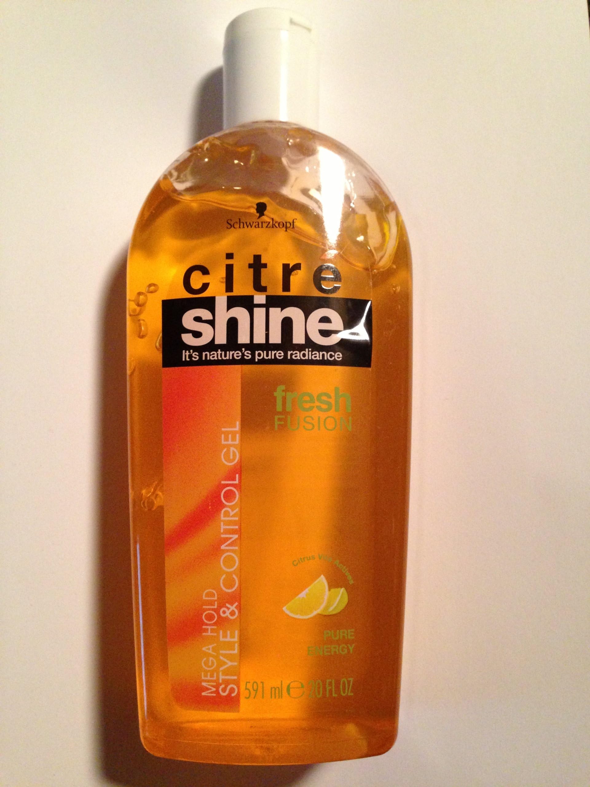 Amazon.com : Citre Shine Fresh Fusion Style & Control Gel Mega Hold ...