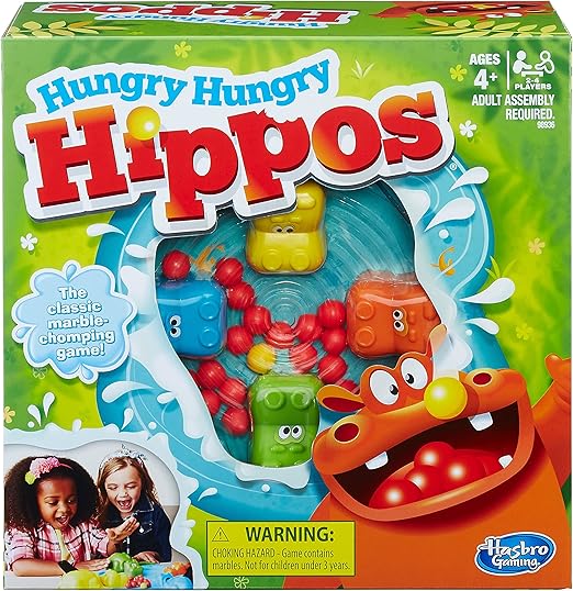 Amazon.com: Hasbro Gaming Hungry Hungry Hippos : Toys & Games