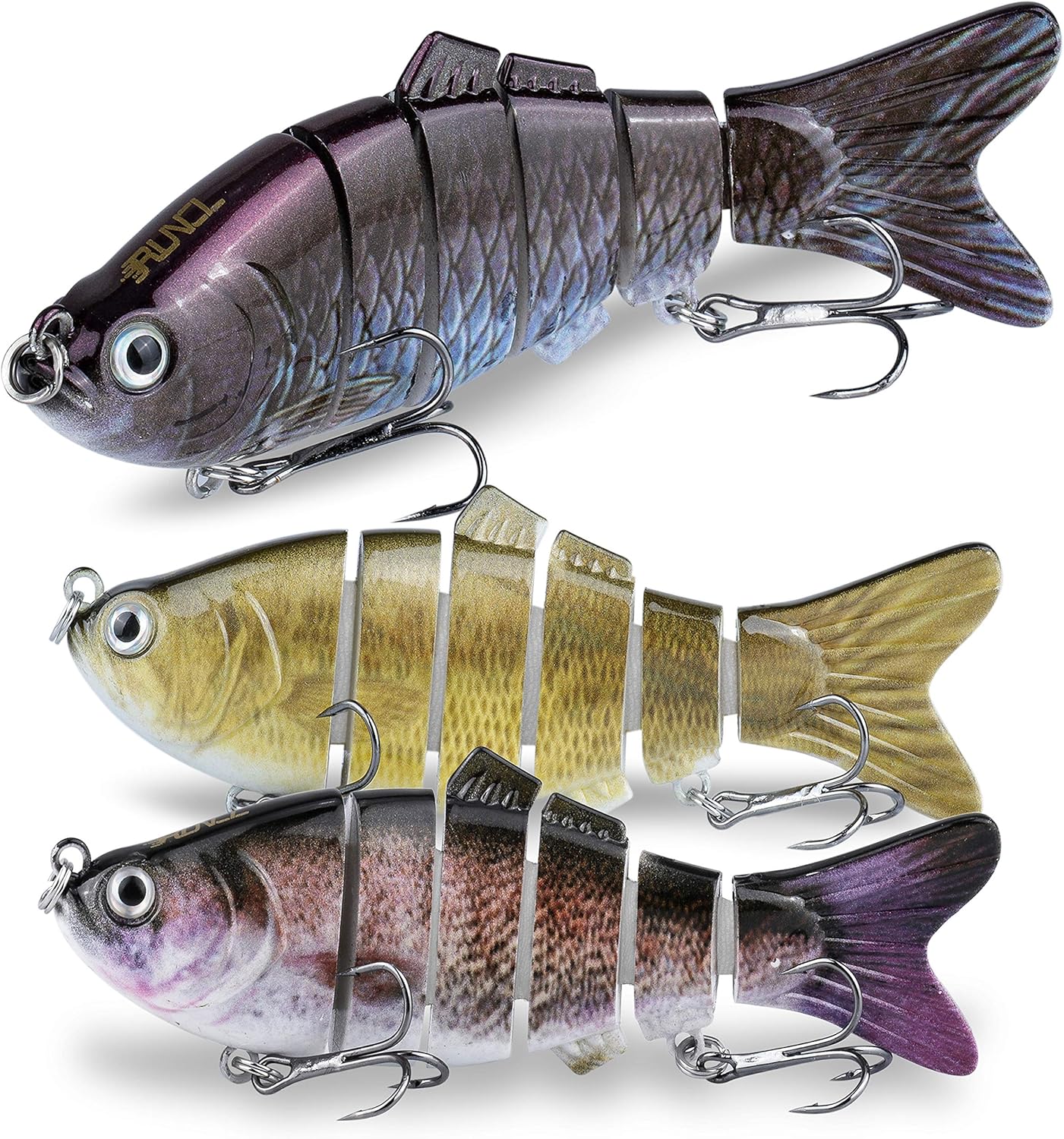 Amazon.com : RUNCL Multi Jointed Swimbaits, Glide Baits, Bass Fishing ...