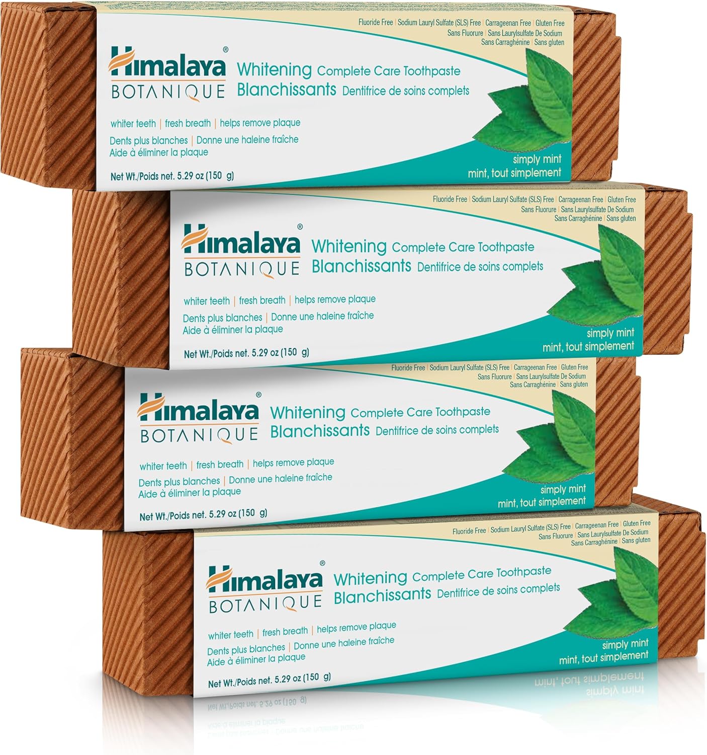 Himalaya Natural Mint Whitening Toothpaste - Plant-Based Formula