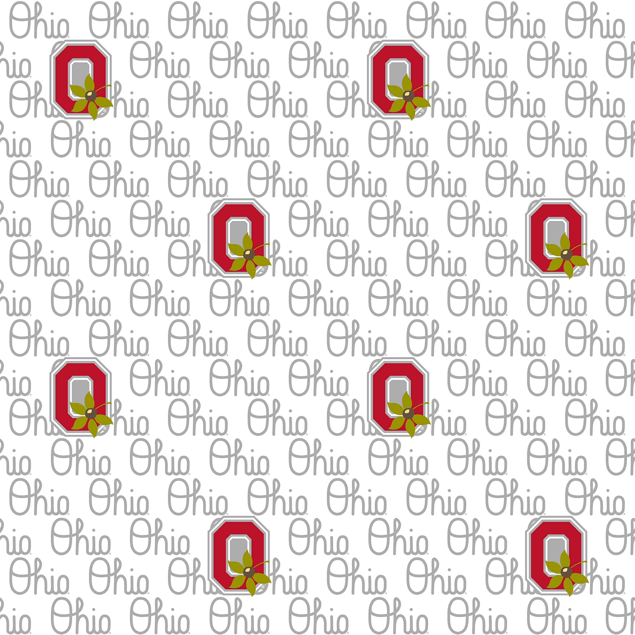 Amazon.com: Ohio State University Cotton Fabric by Sykel-Licensed Ohio ...