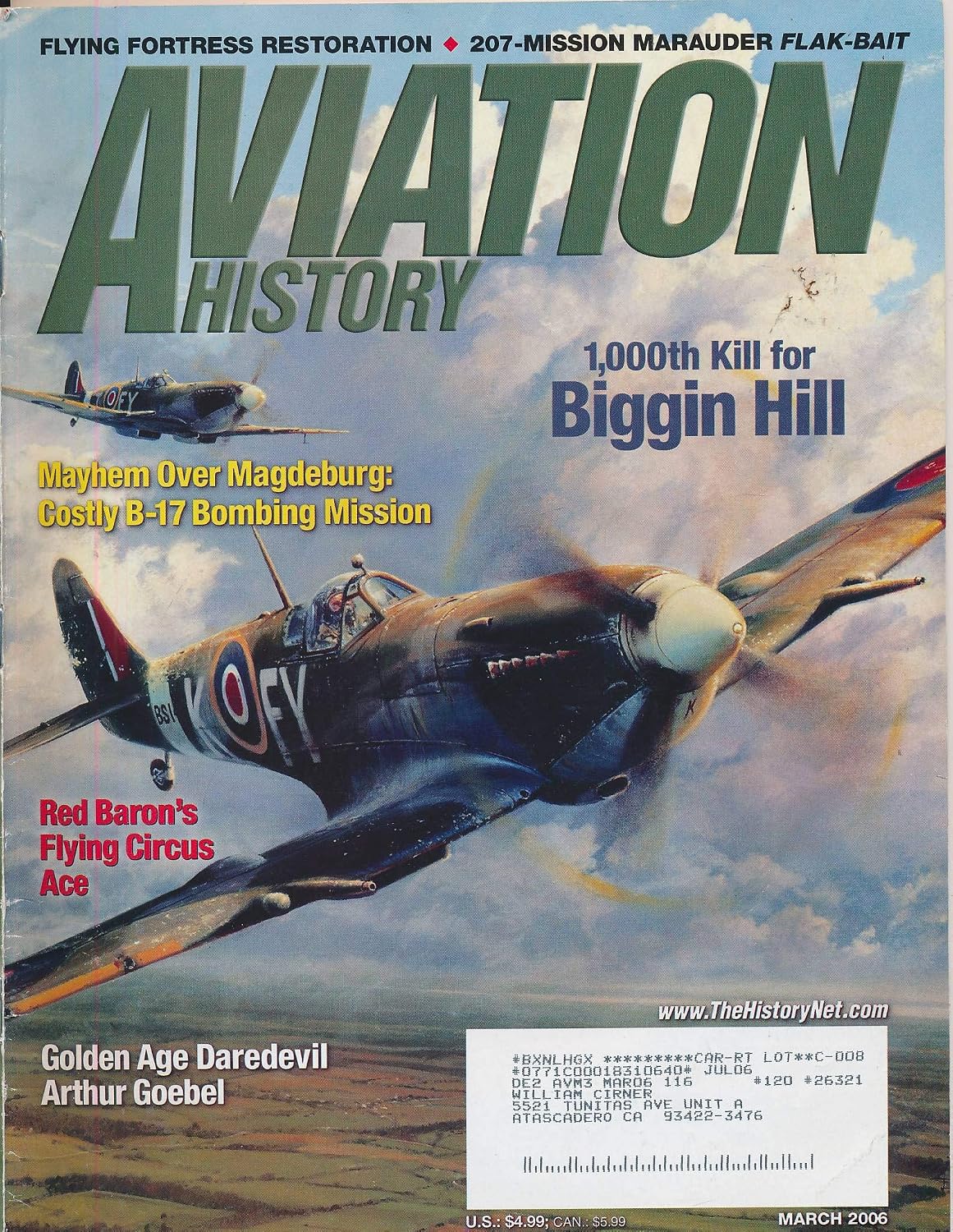 Aviation History : Biggin Hill's Supermarine Spitfire ; Ulrich Neckel ...