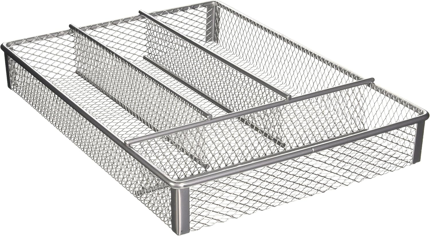 Rubbermaid Wire Mesh Drawer Organizer, Cutlery Tray, Titanium ...