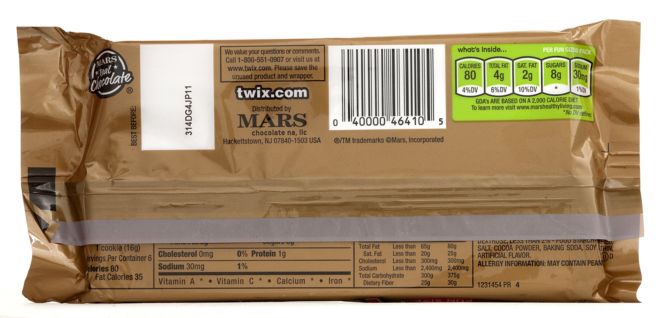 Twix Nutrition Facts