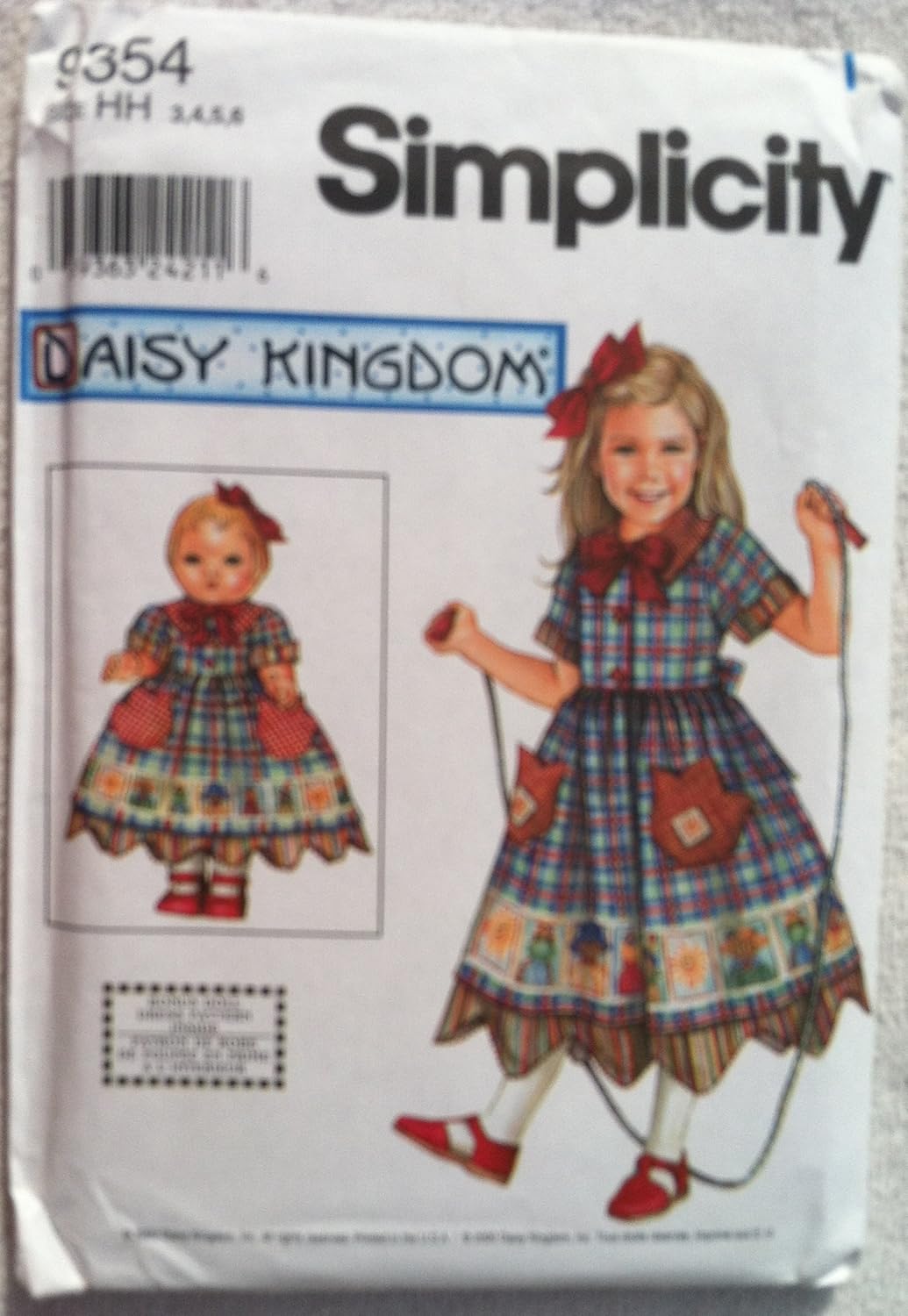 Simplicity pattern 9354 *size HH / 3,4,5,6: Simplicity: Amazon.com: Books
