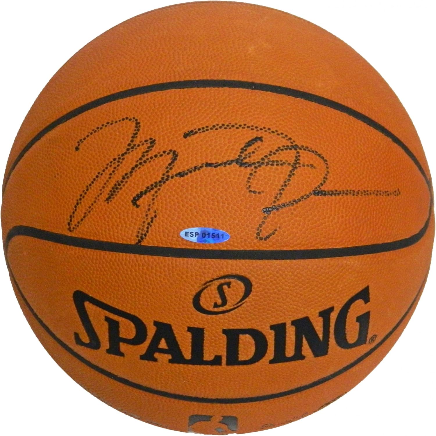 Autographed Michael Jordan Ball - Spalding Official - Autographed ...