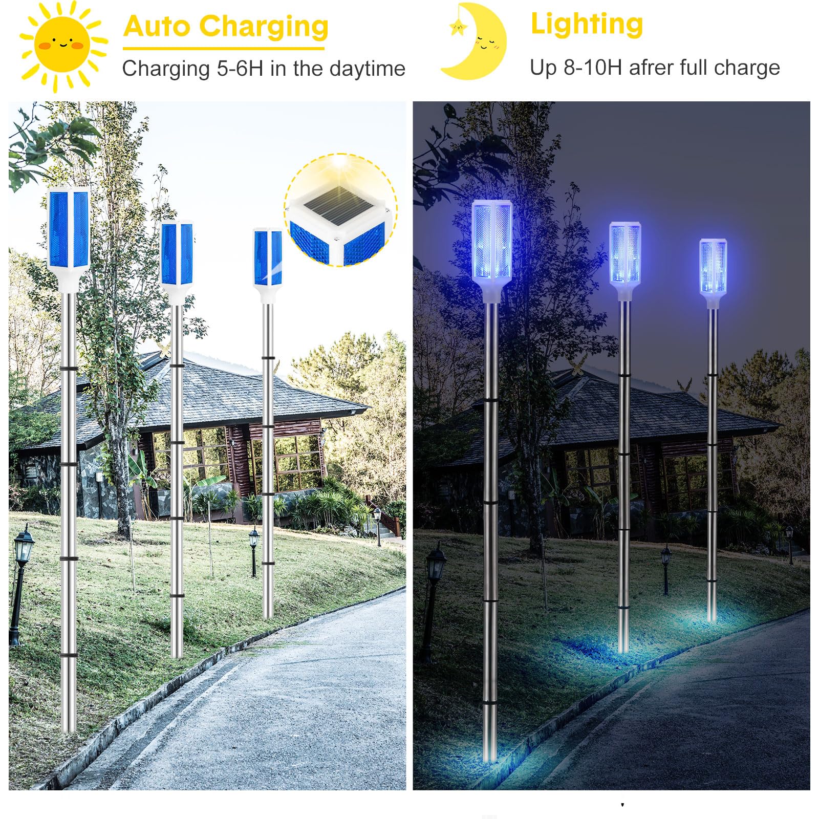 Indestructible Solar Driveway Markers