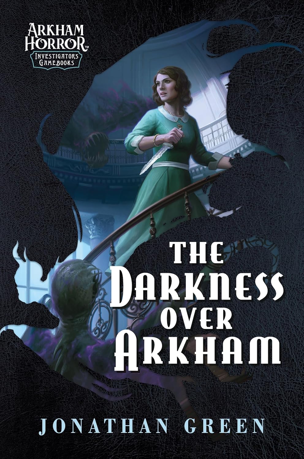 Amazon.com: The Darkness Over Arkham: An Arkham Horror Investigators Gamebook eBook : Green ...
