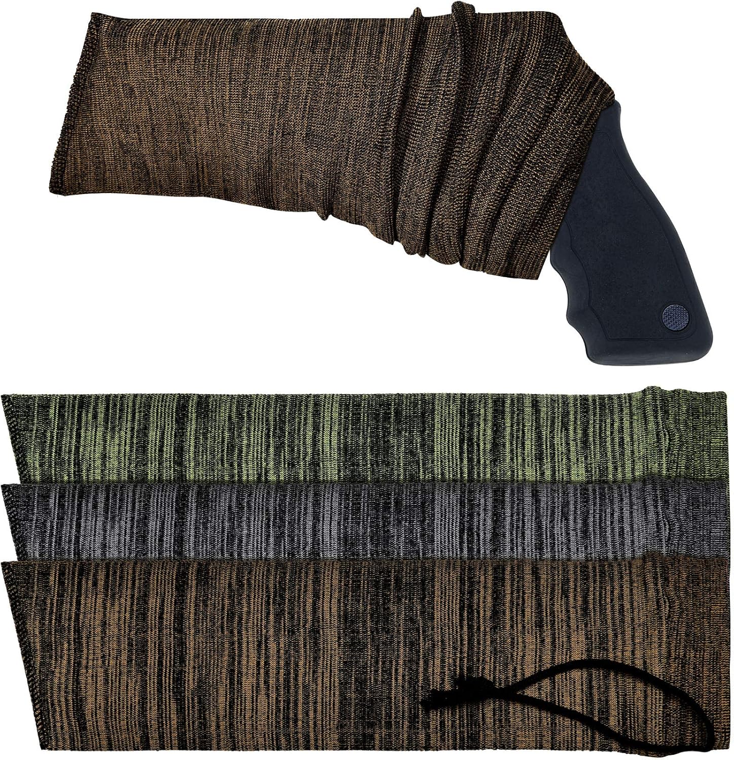 Amazon.com: BBTO 3 Pieces Knit Gun Socks Silicone Treated Gun Socks ...