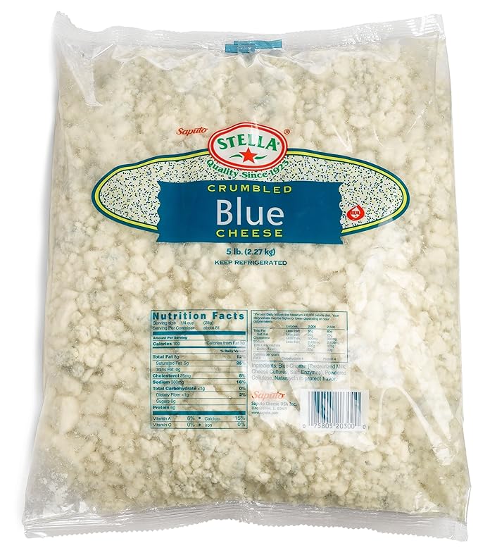 Amazon.com: Stella Crumbled Blue Cheese, 5 lb