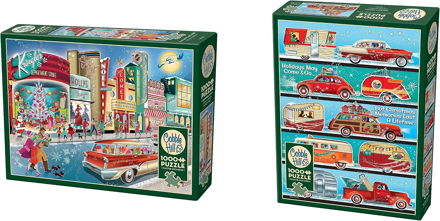 Amazon.com: Cobble Hill 1000 Piece Puzzles - The Diane Dempsey ...