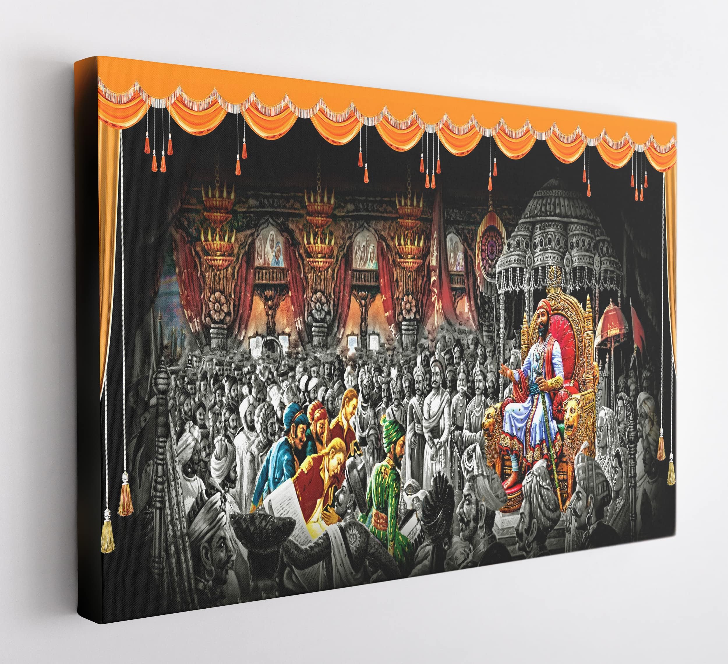 GM GIFT MASTER Chatrapati Shivaji Maharaj Photo Frame Big Size ...