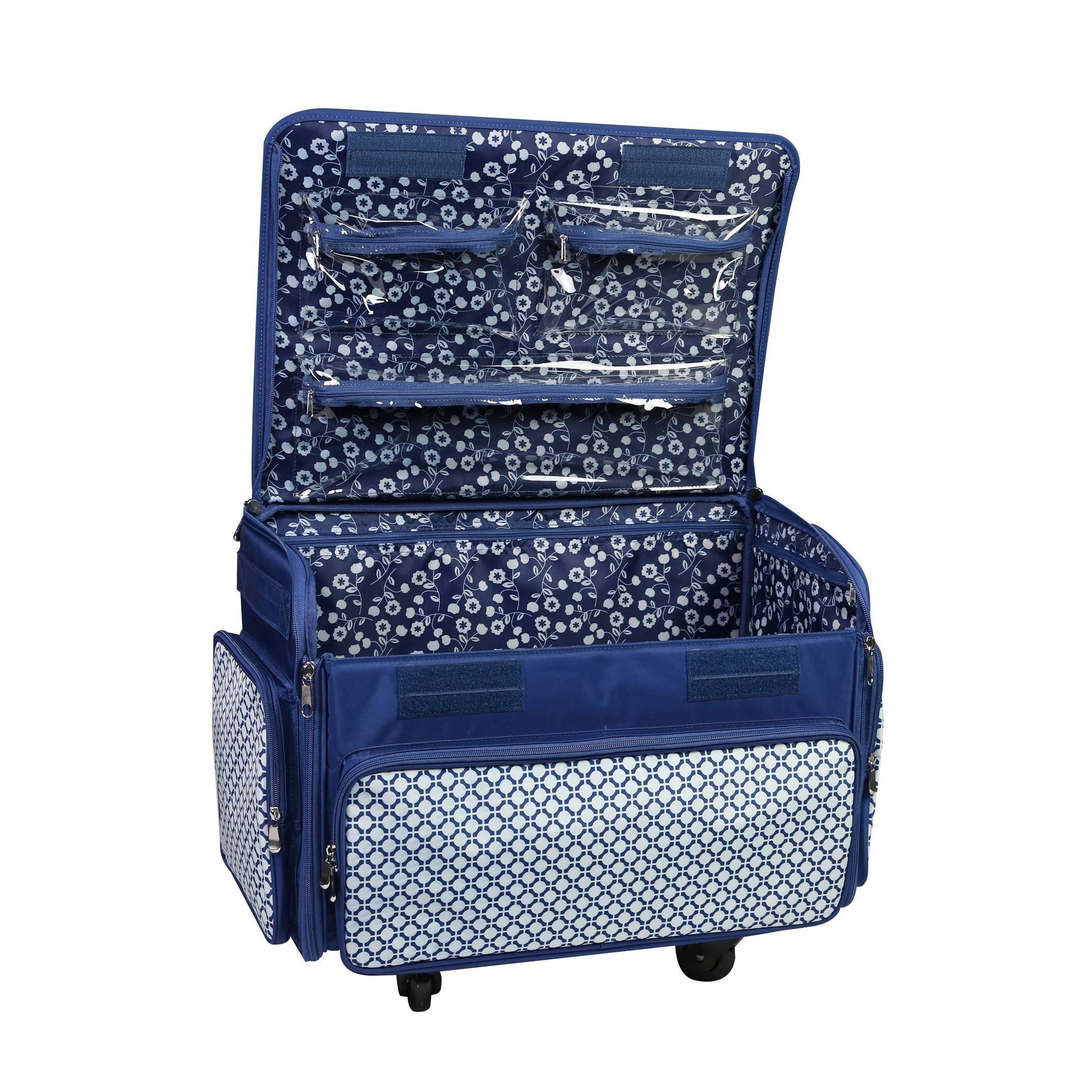 Snapklik.com : Everything Mary 4 Wheels Collapsible Deluxe Sewing ...