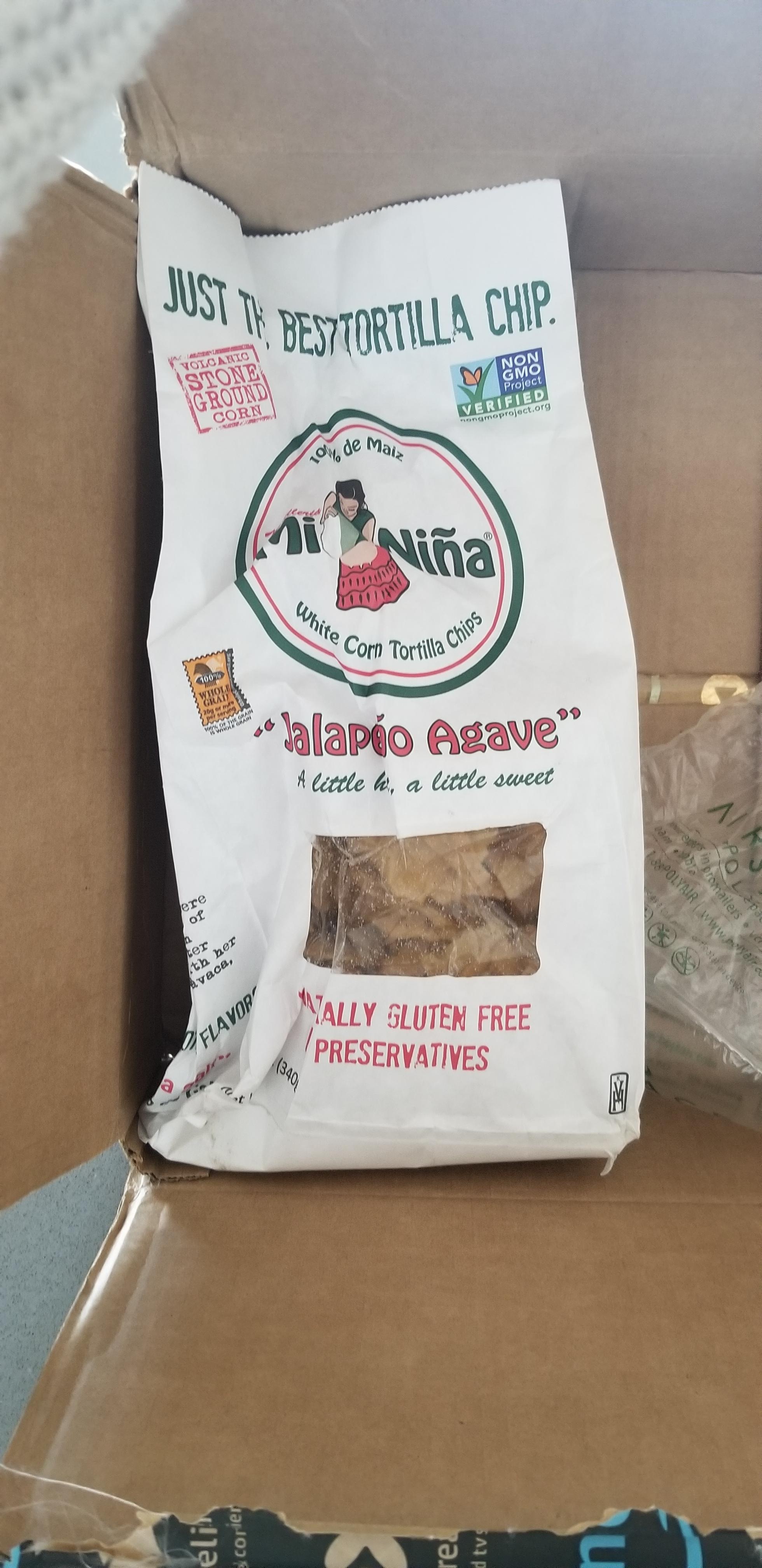 Amazon.com: Mi Nina Jalapeno Agave Tortilla Chips, 12 oz