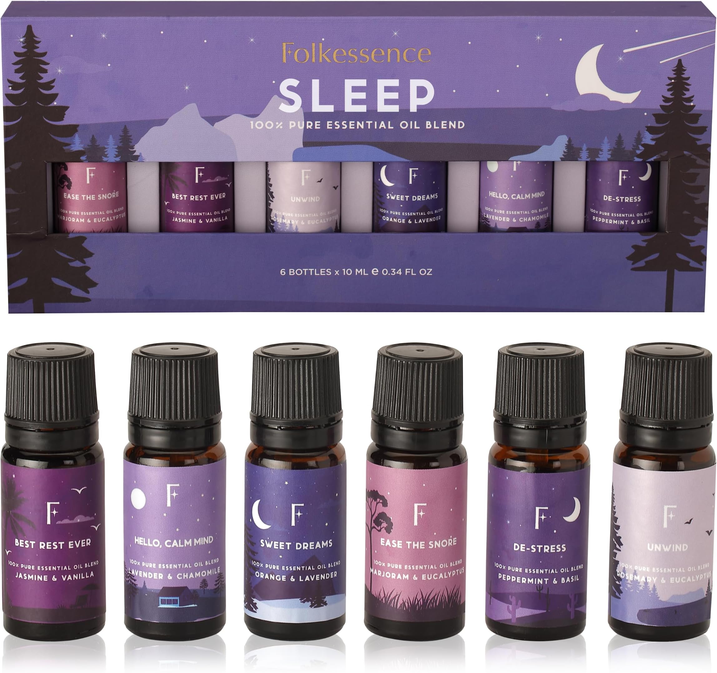 Amazon.com: Sleep Essential Oil for Diffuser - Aromatherapy Good Night Sleep Synergy Blend ...