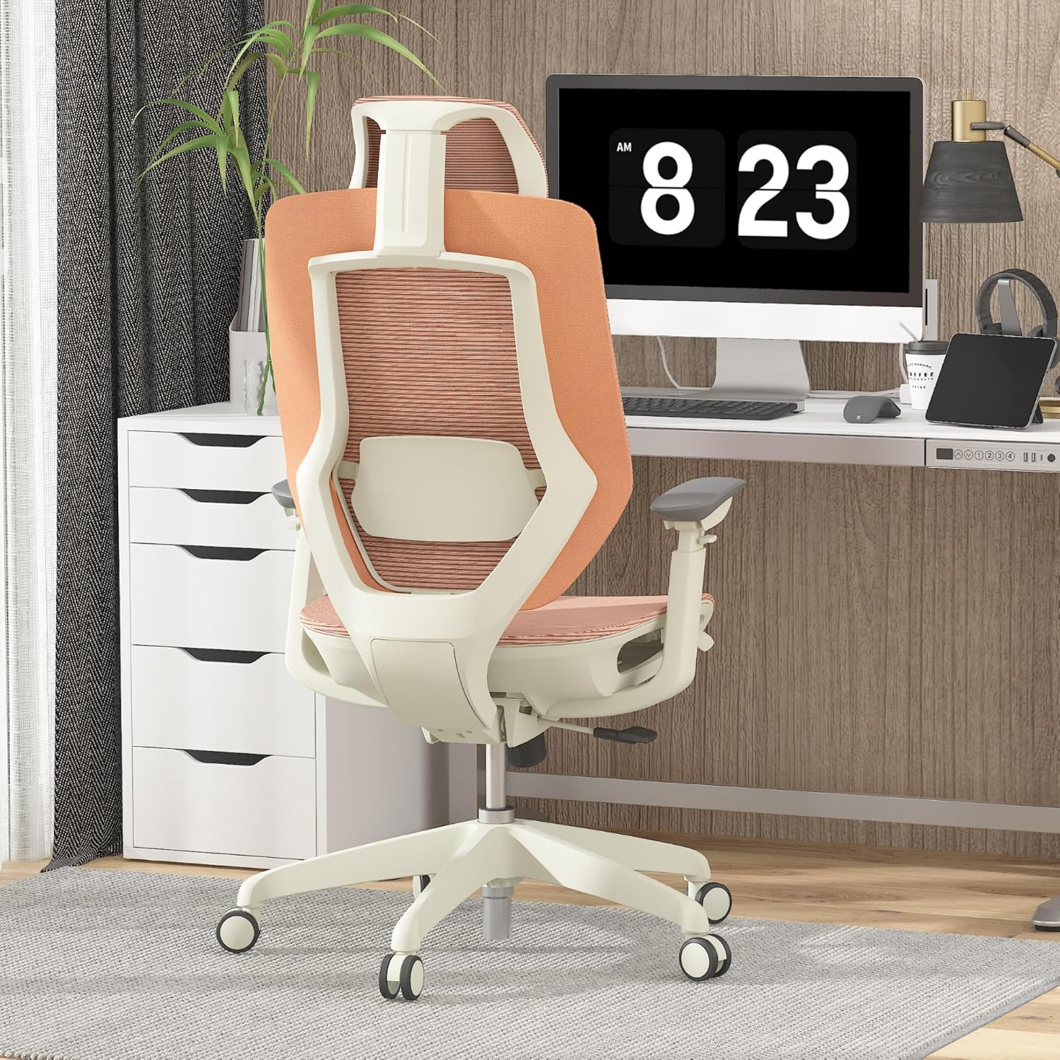 Amazon.com: FLEXISPOT Upgraded OC6 Big and Tall Office Chair Heavy Duty,4D Armrest Mesh ...