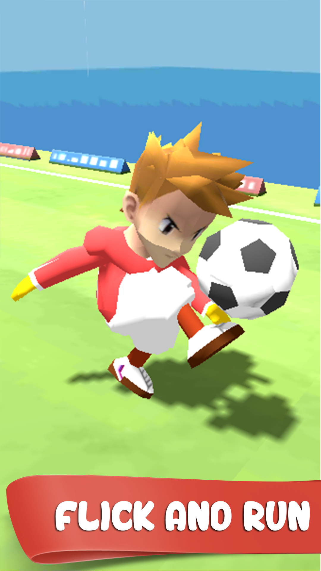Soccer Running Flick - Football game for striker spirits rush goal ...
