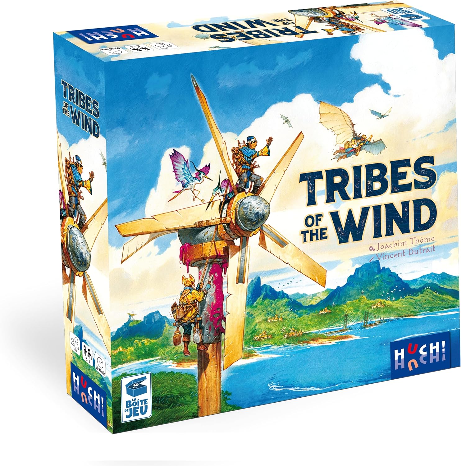 Amazon.com: HUCH! Tribes of The Wind Strategy Game for 2 to 5 Players ...
