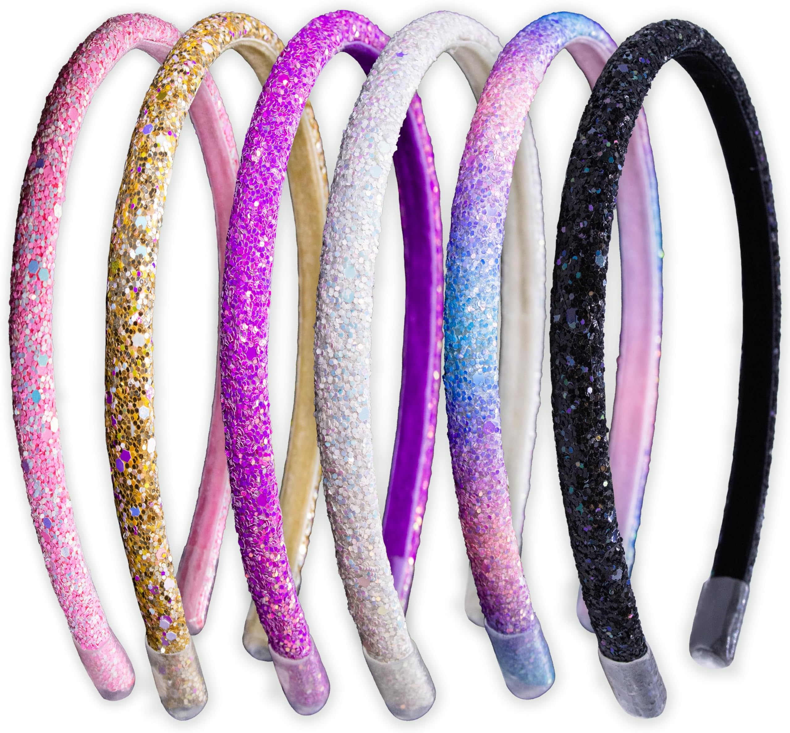 Amazon.com : Topbuti 4 Pack Glitter Headbands for Girls, Sparkly ...