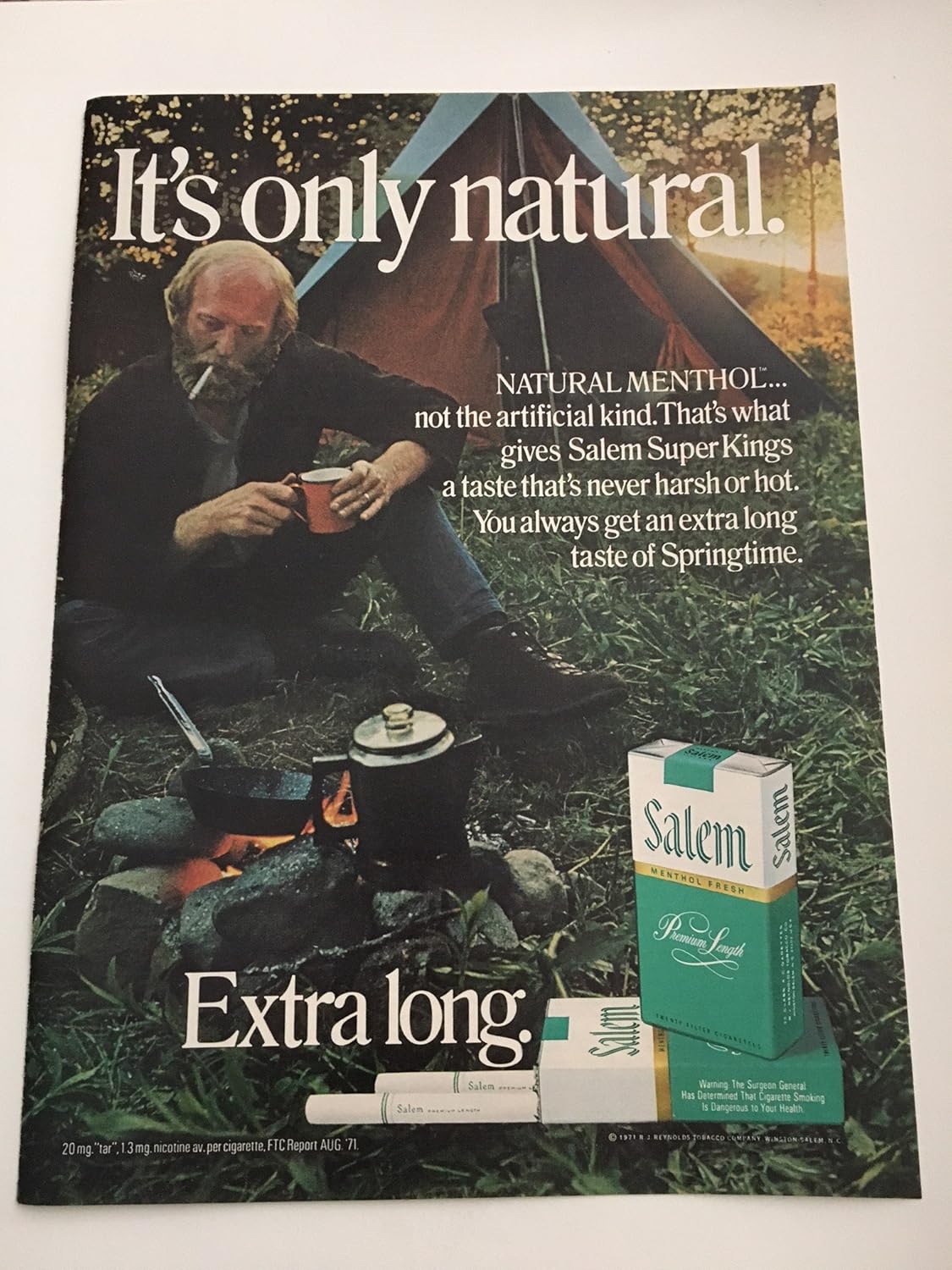 Amazon.com: 1971 & 1972 Salem Magazine Print Advertisement Lot of 2 ...