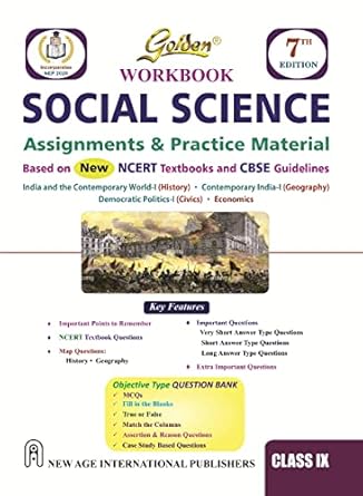 Golden Social Science Workbook and Assignment: (History, Geography ...