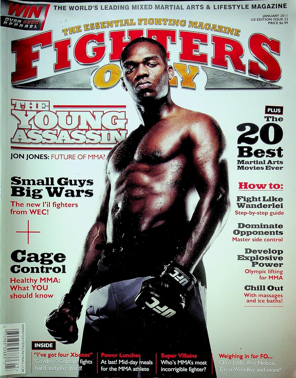Fighters Only MMA Magazine Jon Jones January 2011: beau: Amazon.com: Books
