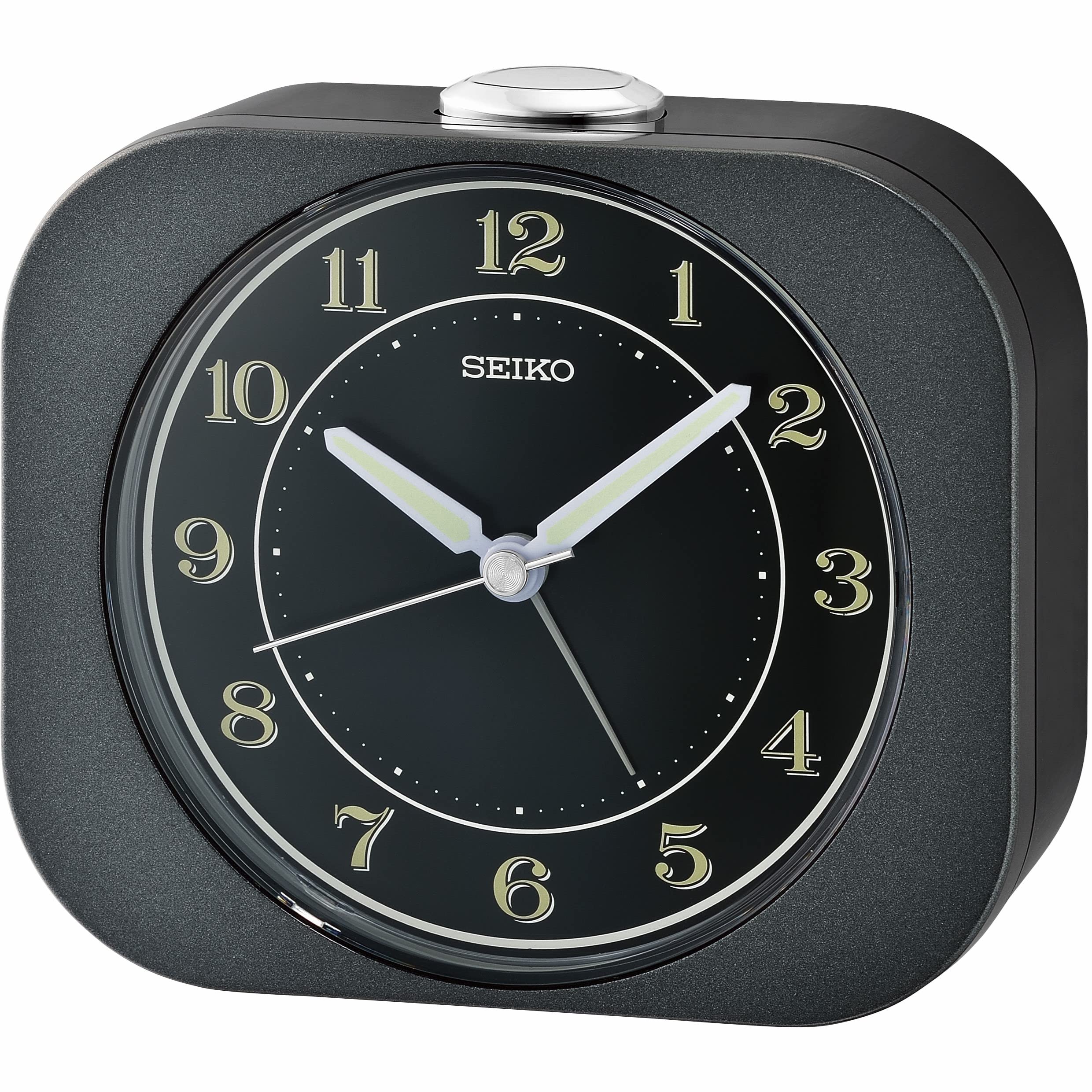 Amazon.com: Seiko Kyoda Alarm Clock, Metallic White : Home & Kitchen