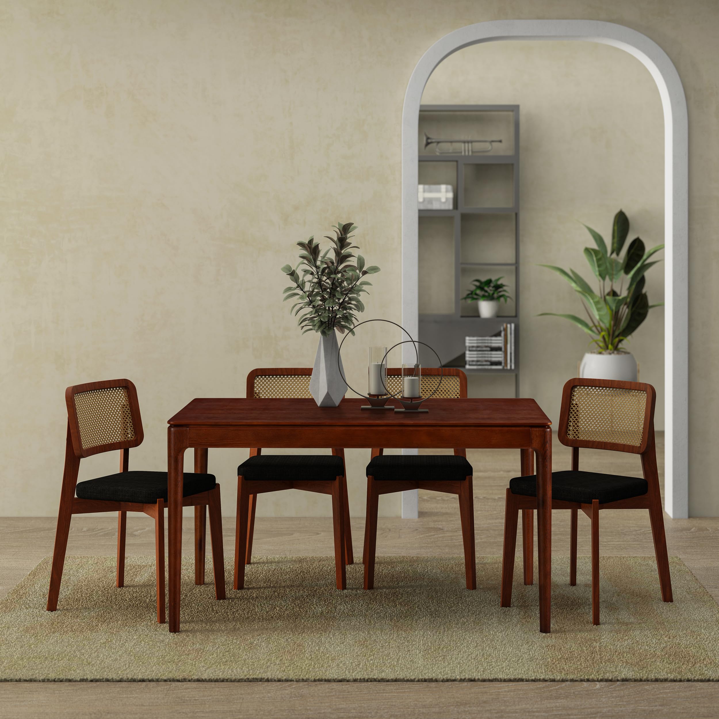 Amazon.com - NTC Mingle 55 Inch Modern Design, Rectangular Dinner Table ...